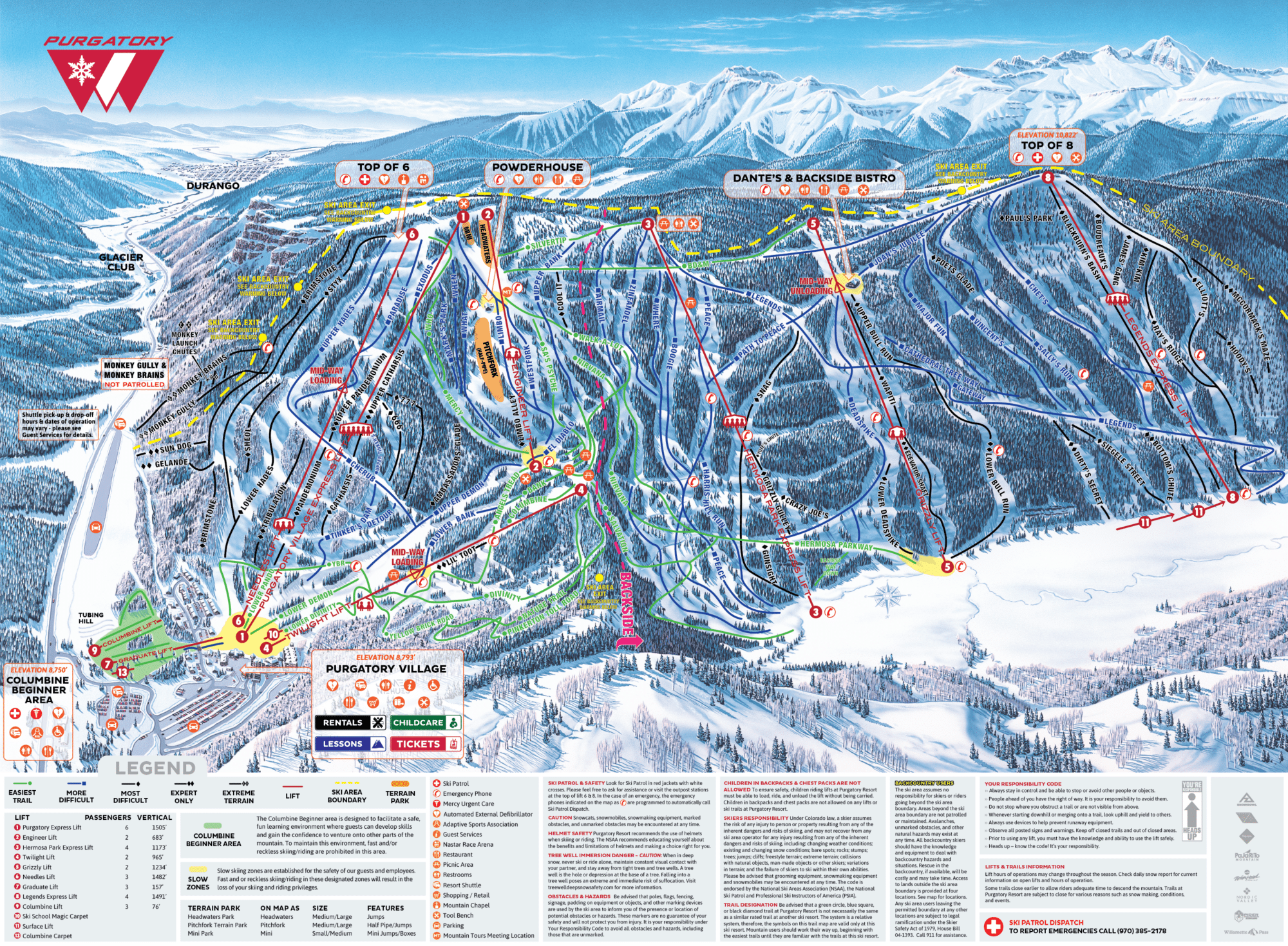 Trail Maps - Purgatory Resort