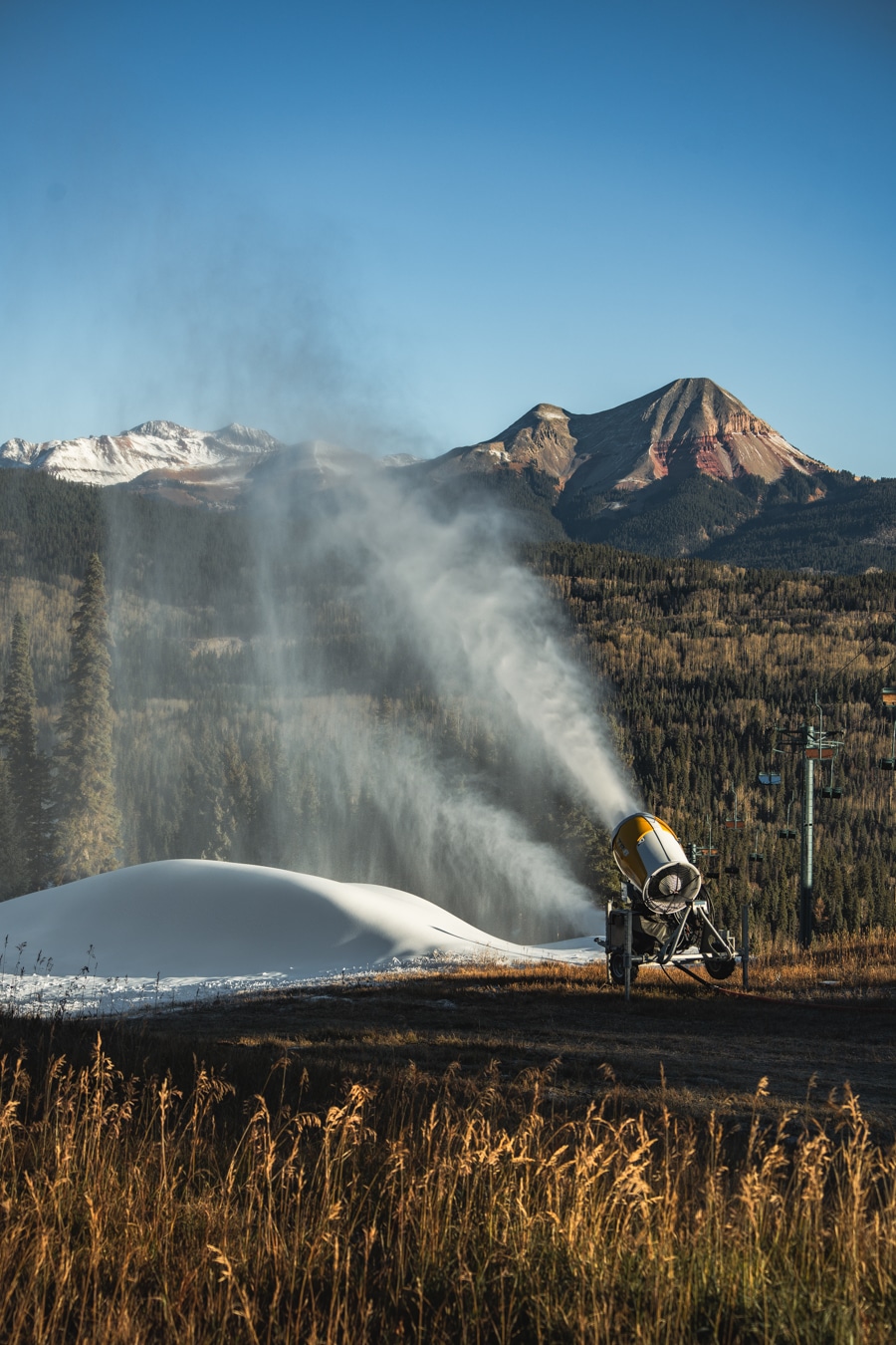 Firing up the Snowmaking System! - Purgatory Resort