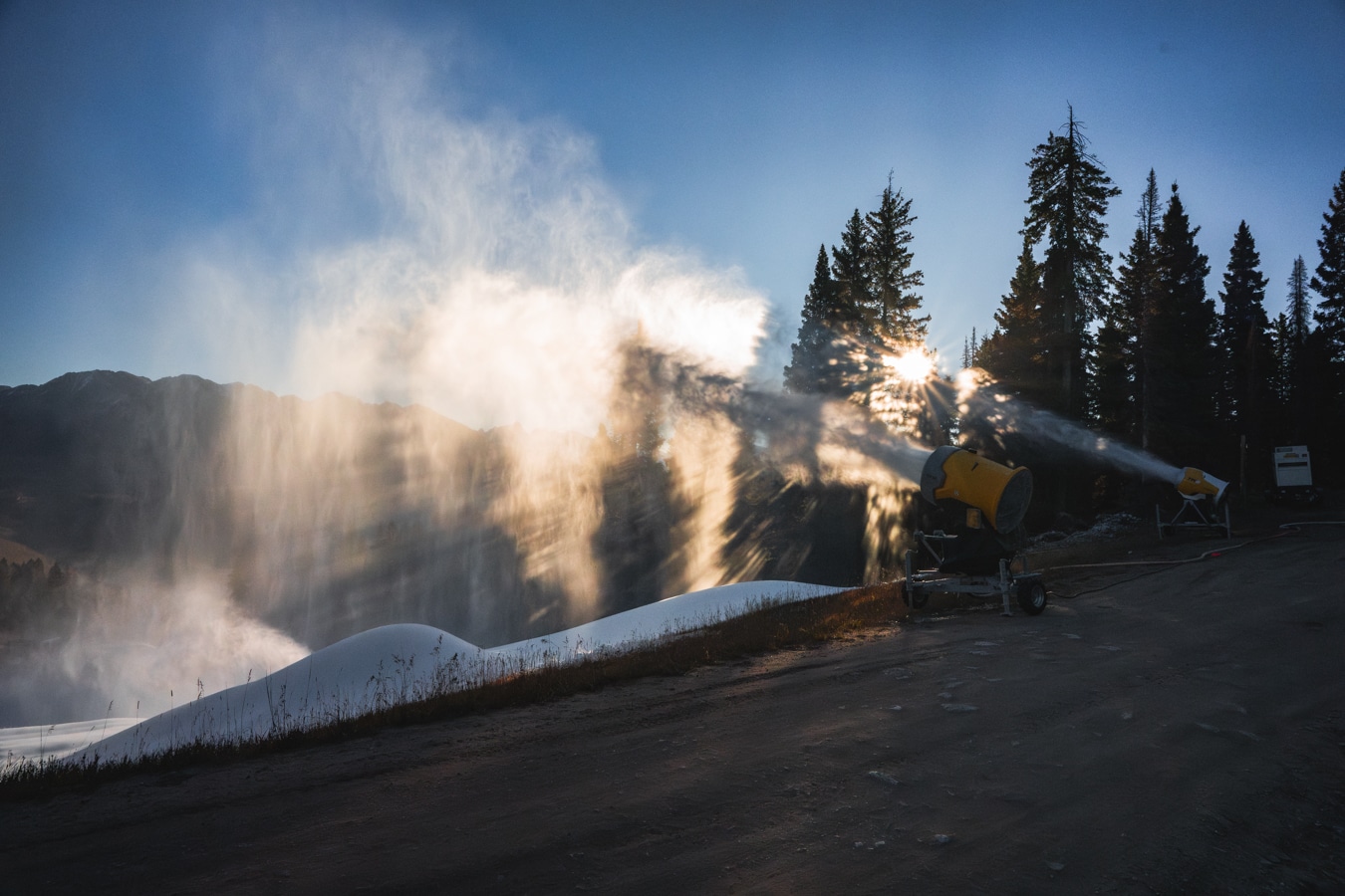 Firing up the Snowmaking System! - Purgatory Resort